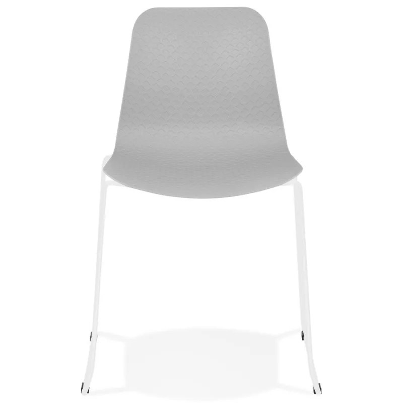 Succumb to the beautiful modern-style stackable chair.